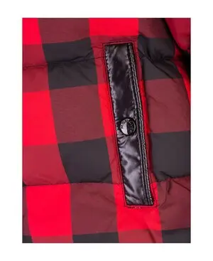 Moncler Downfilled Plaid Hooded Jacket