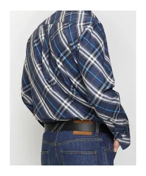Burberry Long Sleeved Checked Shirt