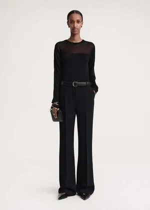 TOTEME Belt-looped Mid-rise Tailored Trousers