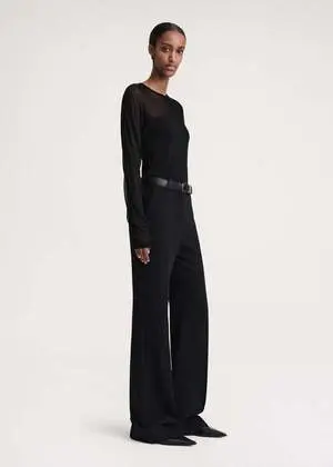 TOTEME Belt-looped Mid-rise Tailored Trousers
