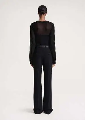 TOTEME Belt-looped Mid-rise Tailored Trousers