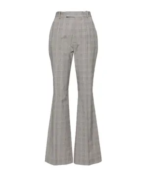 VIVIENNE WESTWOOD Plaid Flare Trousers