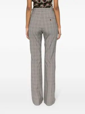 VIVIENNE WESTWOOD Plaid Flare Trousers