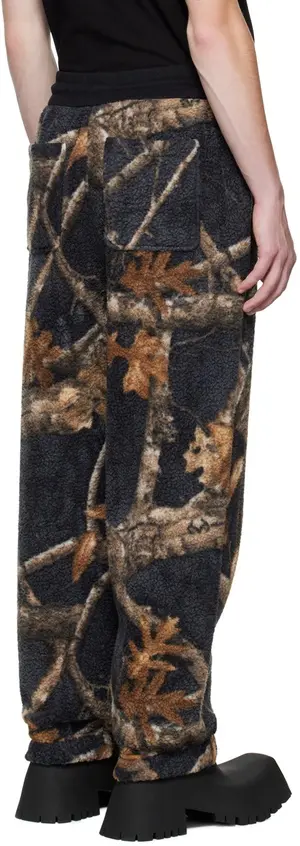 Moose Knuckles Graphic-print Fleece Track Pants - Black