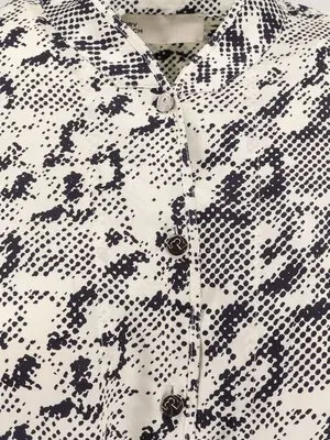 Tory Burch All-over Printed Maxi Dress With Drawstring Waist
