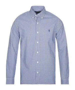 Polo Ralph Lauren Gingham Cotton Shirt - Blue