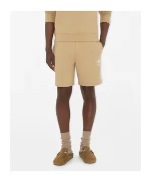 Burberry Knight Stamp Cotton Shorts