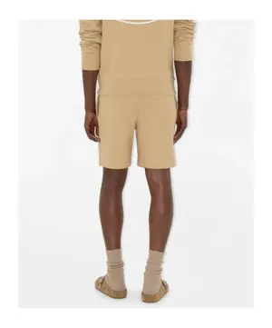 Burberry Knight Stamp Cotton Shorts