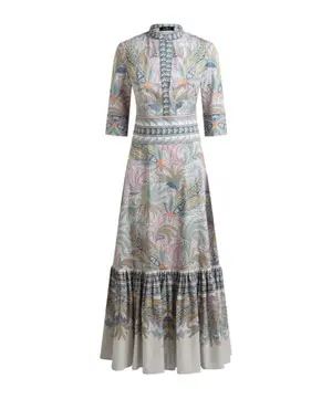 Etro Printed Flounce Dress