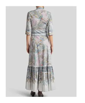 Etro Printed Flounce Dress