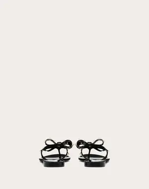 Valentino Garavani Rockstud Bow Detail Sandals - Black