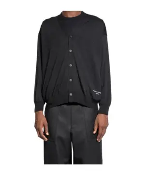 Comme Des Garçons Homme V-neck Knitted Cardigan