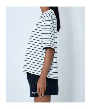 Miu Miu Striped Short-sleeved T-shirt