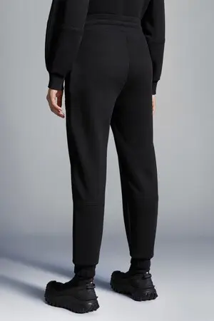 Moncler Logo Patch Track Pants - Black