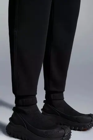 Moncler Logo Patch Track Pants - Black