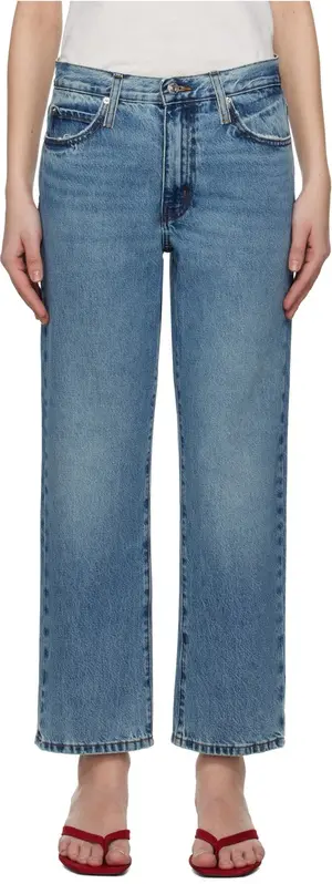 FRAME The Hang Mid Rise Jeans - Seattle