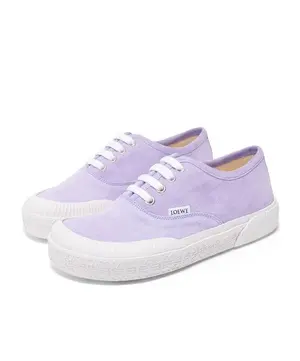 Loewe Terra Vulca Suede Lace-up Sneakers