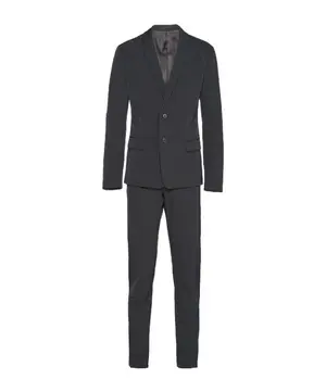 Prada Single Breasted Tailored Suit - Black