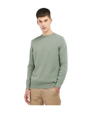 Barbour Pima Crewneck Jumper - Gray