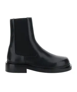 JIL SANDER Round Toe Ankle Boots
