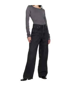 AGOLDE Backless Boat Neck Bodysuit