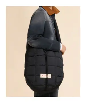 Marni Quilted Drawstring Shoulder Bag