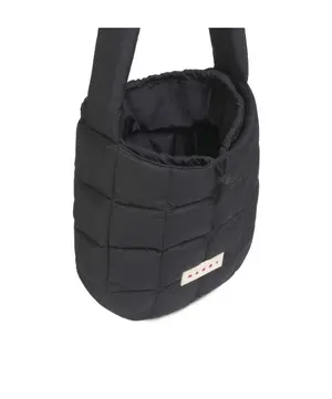 Marni Quilted Drawstring Shoulder Bag