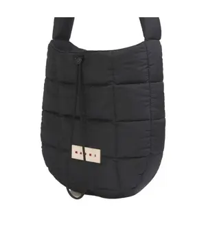 Marni Quilted Drawstring Shoulder Bag