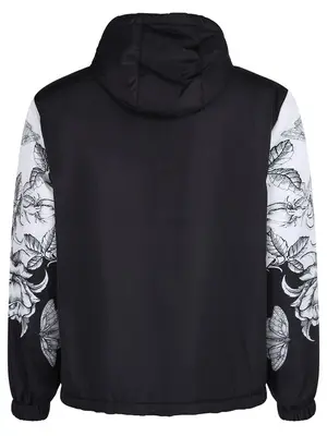 Valentino Garavani Dark Blooming Printed Windbreaker