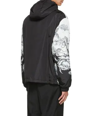 Valentino Garavani Dark Blooming Printed Windbreaker