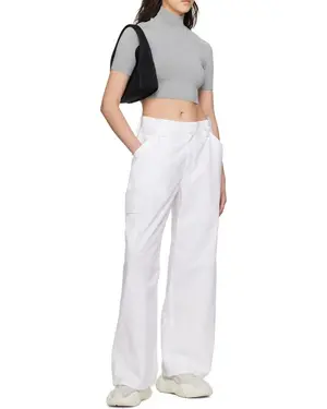 Alexander Wang Ryan Small Knitted Top Handle Bag