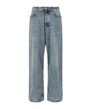Balenciaga Baggy Denim Jeans - Light Blue