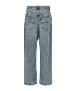 Balenciaga Baggy Denim Jeans - Light Blue