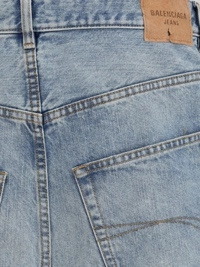 Balenciaga Baggy Denim Jeans - Light Blue