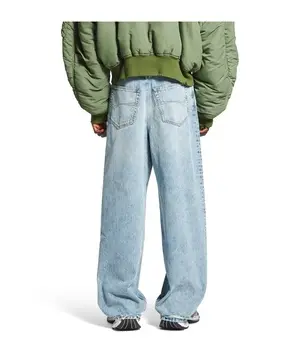 Balenciaga Baggy Denim Jeans - Light Blue