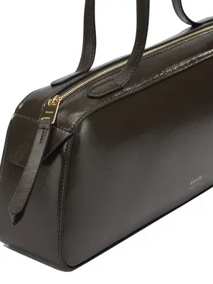 Khaite Logo Detail Shoulder Bag - Black
