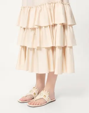 Valentino Garavani Rockstud Open Toe Slip-on Sandals