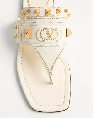 Valentino Garavani Rockstud Open Toe Slip-on Sandals