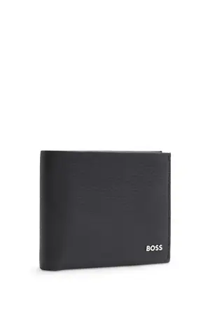 Hugo Boss Logo Lettering Card Holder - Black