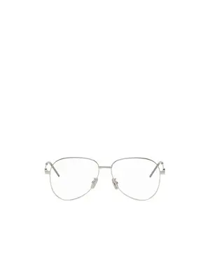 Givenchy Round Frame Eyeglasses - Silver