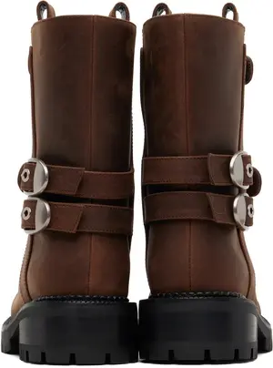 Marc Jacobs Buckle Ankle Boots - Black