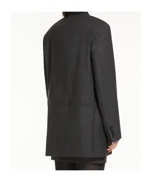 Max Mara Latino Double-breasted Jacket - Dark Gray