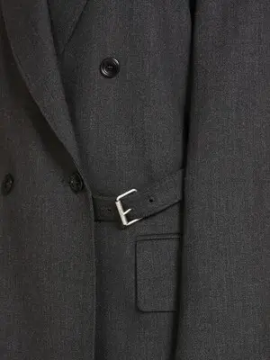 Max Mara Latino Double-breasted Jacket - Dark Gray