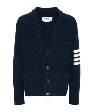 Thom Browne 4-bar V-neck Cardigan - No