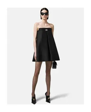 Versace A-line Bustier Mini Dress