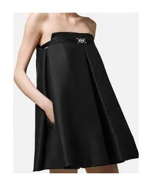 Versace A-line Bustier Mini Dress