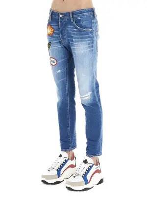 Dsquared2 Logo Label Jeans
