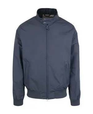 Barbour Zip-up Bomber Jacket - Blue