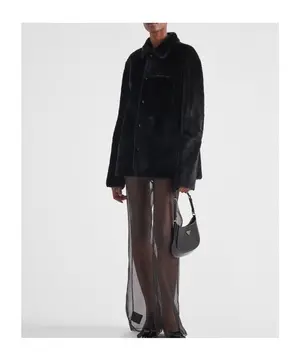 Prada Shearling Blouson Jacket