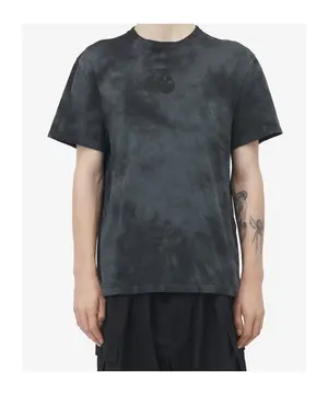 Alexander McQueen Skull Embroidered Tie-dyed T-shirt